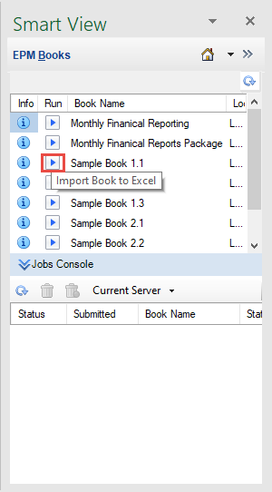 EPM Reports – Import Books to Smart View – Random EPM Notes