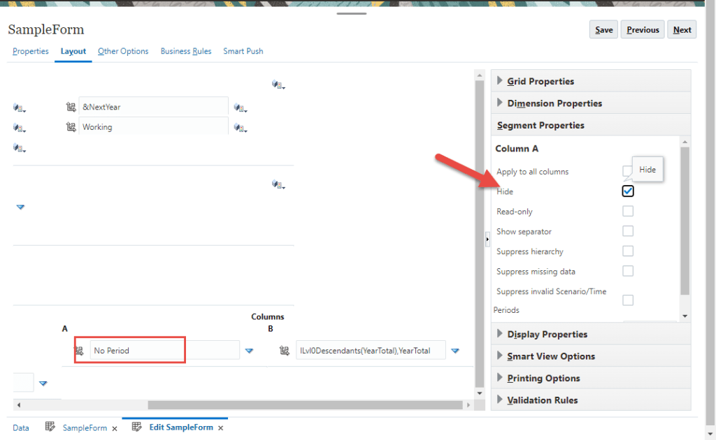 Add Row to Form – Random EPM Notes