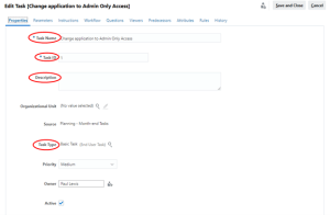 Adding Tasks in Task Manager – Random EPM Notes