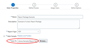 Creating a Basic EPM Narrative Reporting Package – Random EPM Notes