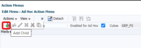 Ad Hoc Action Menu – Random EPM Notes
