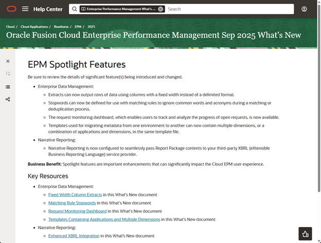 2025 – Random EPM Notes